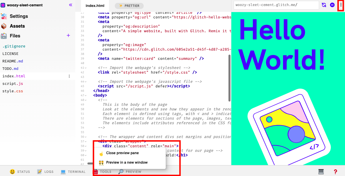Glitchの使い方（GitHub Pagesへ移行）