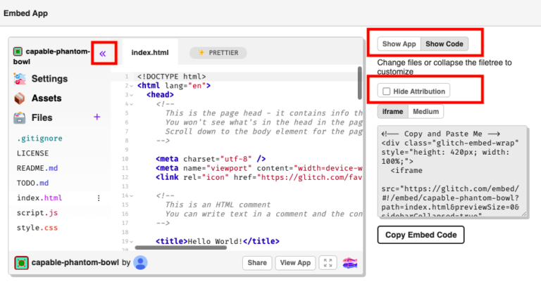 Glitchの使い方（GitHub Pagesへ移行）
